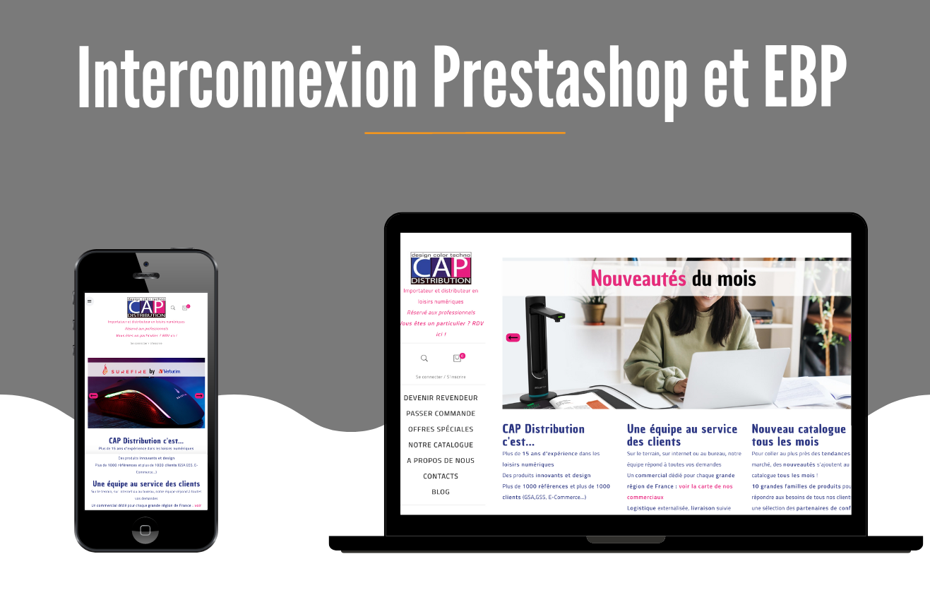 Interconnexion Prestashop et EBP - Réalisation - Infopolis
